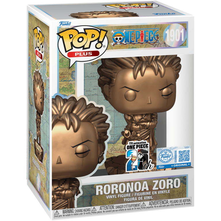 Funko Pop Plus! One Piece #1900 – Roronoa Zoro Statue Bronze – PXP Store